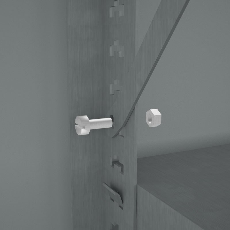 Bult och mutter - Tillbehör - Arkivhyllor | System 210 - Hylllagret.se