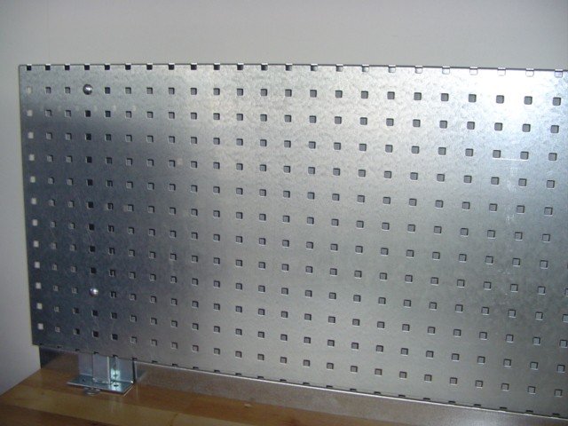 Lochblech ca. 2000x500 mm von erfainventar.dk hergestellt.